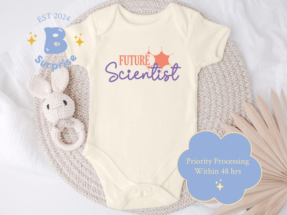 Luvly Future Scientist | Baby Science Themed Bodysuit | Cute Stem ...