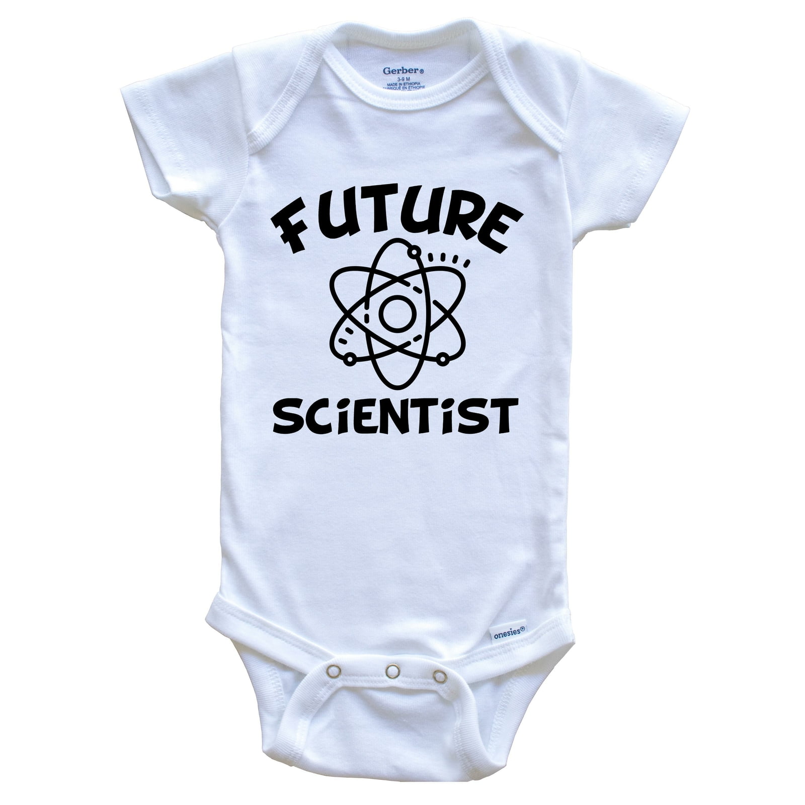 Luvly Future Scientist Cute Atom Baby Bodysuit - One Piece Baby ...
