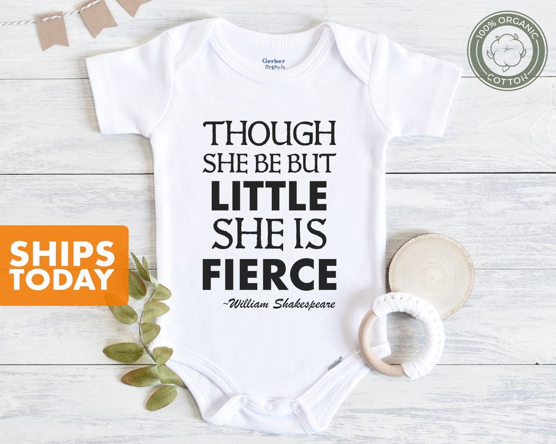 Luvly Girl Power Baby - Cute Though She Be But Little She Is Fierce ...