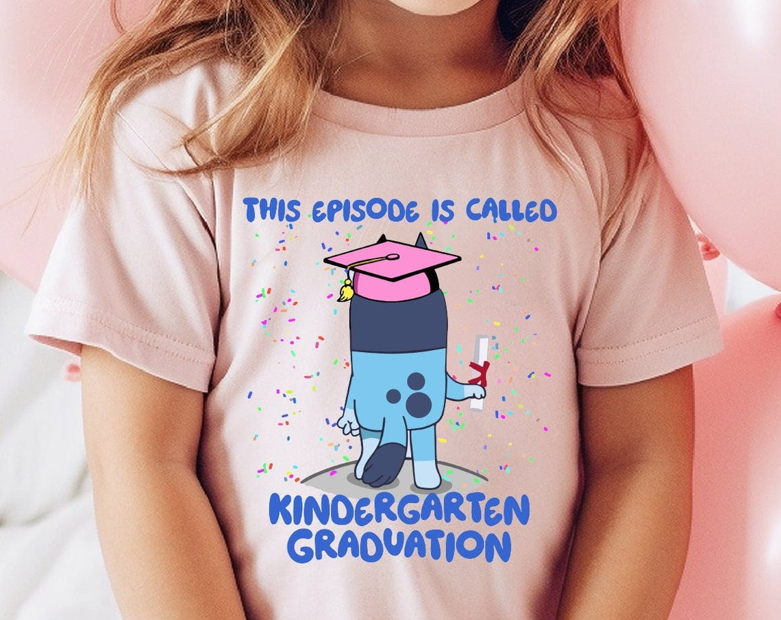 Luvly Girls Kindergarten Graduation Shirt, Last Day Of School ...