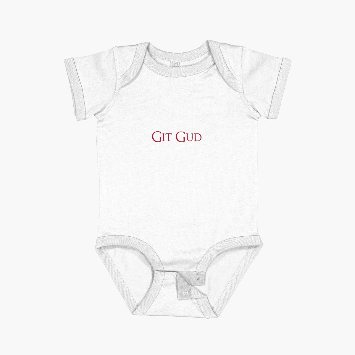 Luvly Git Gud Short Sleeve Baby One-Piece, New Born, Baby Shower Gift ...
