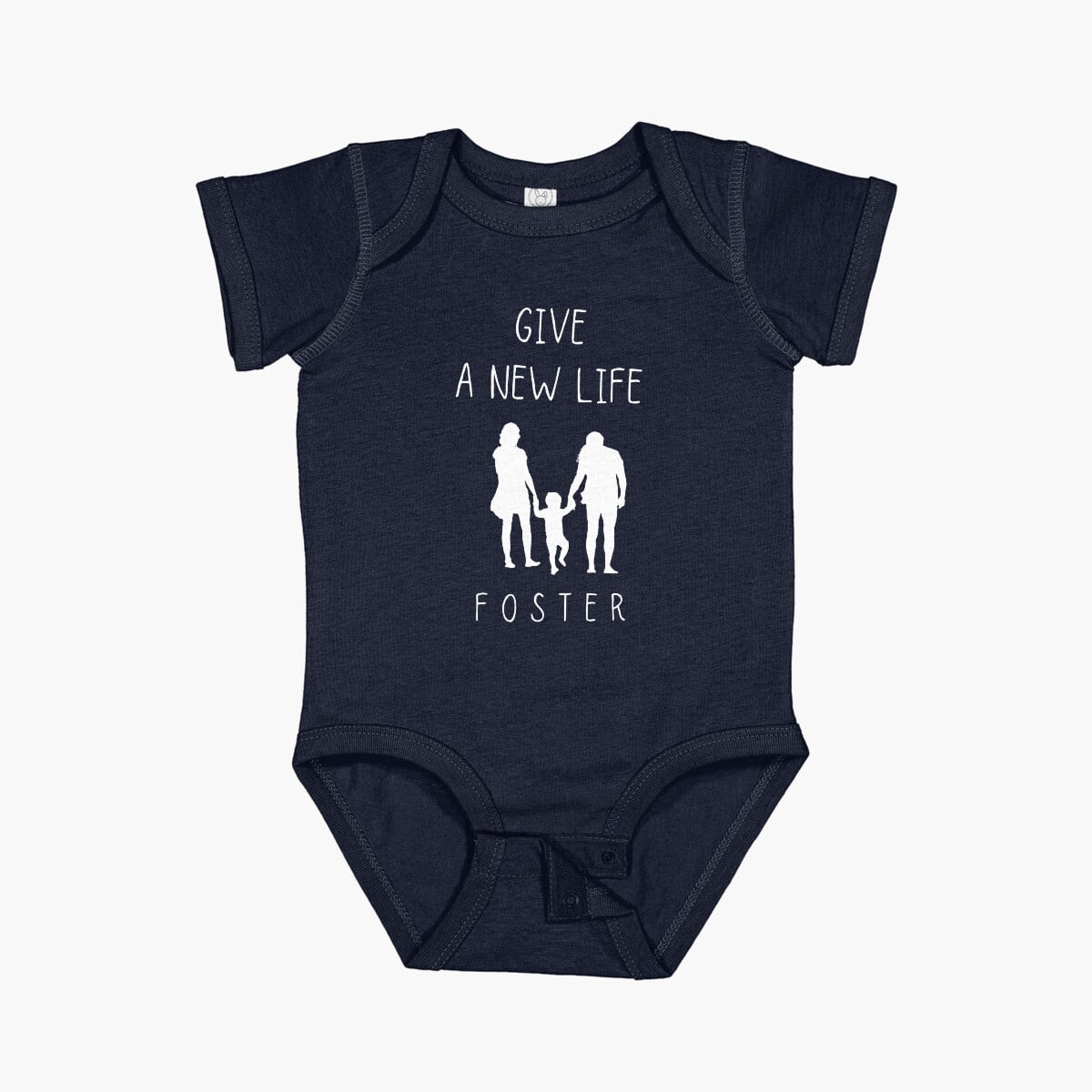 Luvly Give A New Life Foster Short Sleeve Baby One-Piece, New Born ...