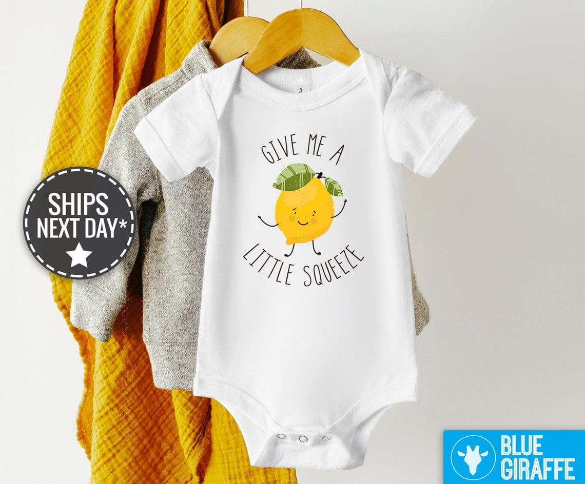 Luvly Give Me A Little Squeeze, Lemon Baby . Modern Fruit Baby . Vegan ...
