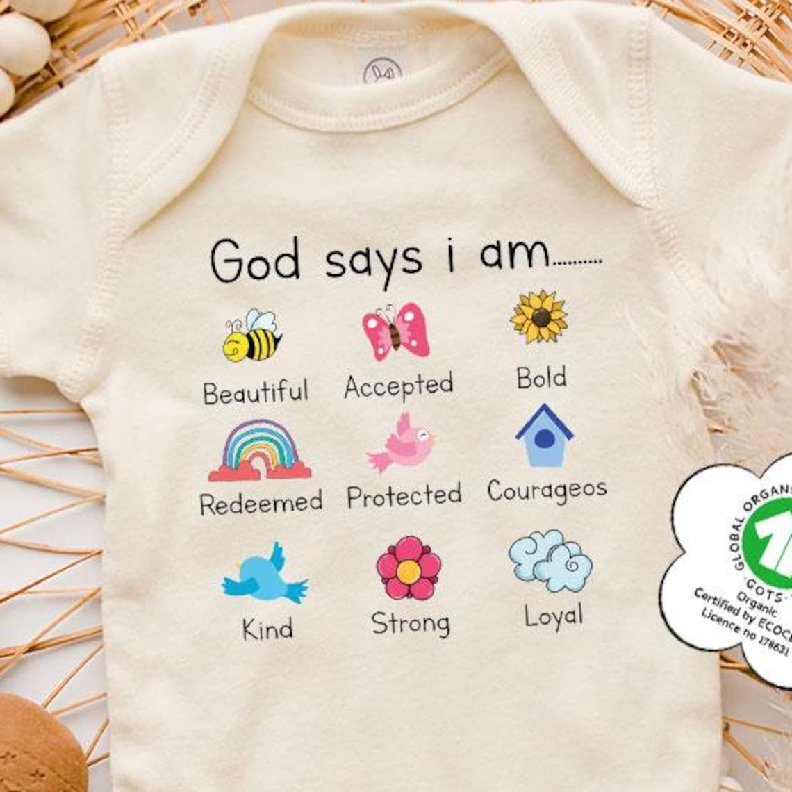 Luvly God Says I Am Baby, Christian Toddler Shirt, Cute Religious Kids ...