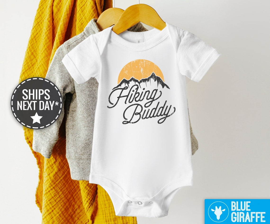 Luvly Hiking Buddy Baby, Cute, Camping Bodysuit, Adventure Baby Clothes ...