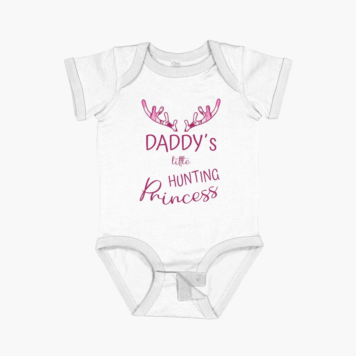 Luvly Hunter - Daddy´S Little Hunting Princess Short Sleeve Baby One ...