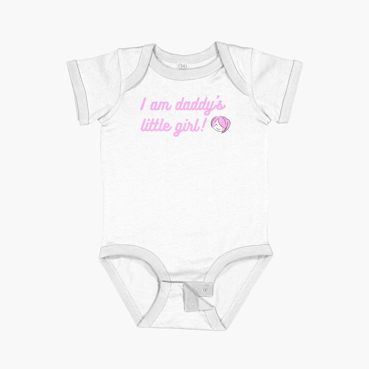 Luvly I Am Daddy'S Little Girl! Short Sleeve Baby One-Piece, New Born ...