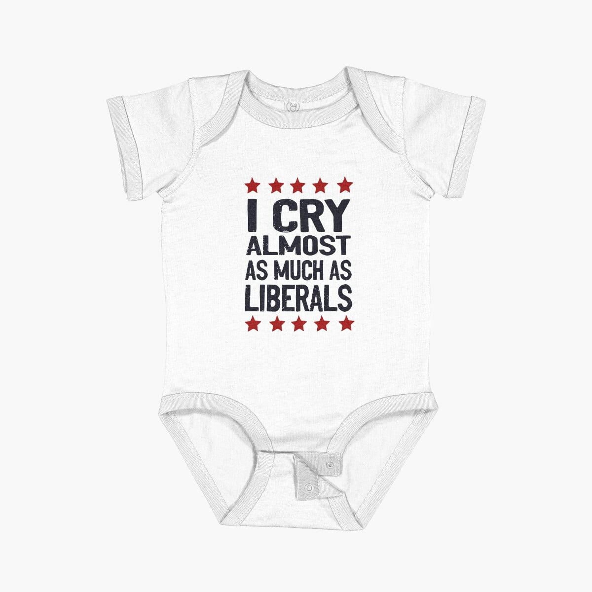 Luvly I Cry Almost As Much As Liberal Funny Republican Short Sleeve ...