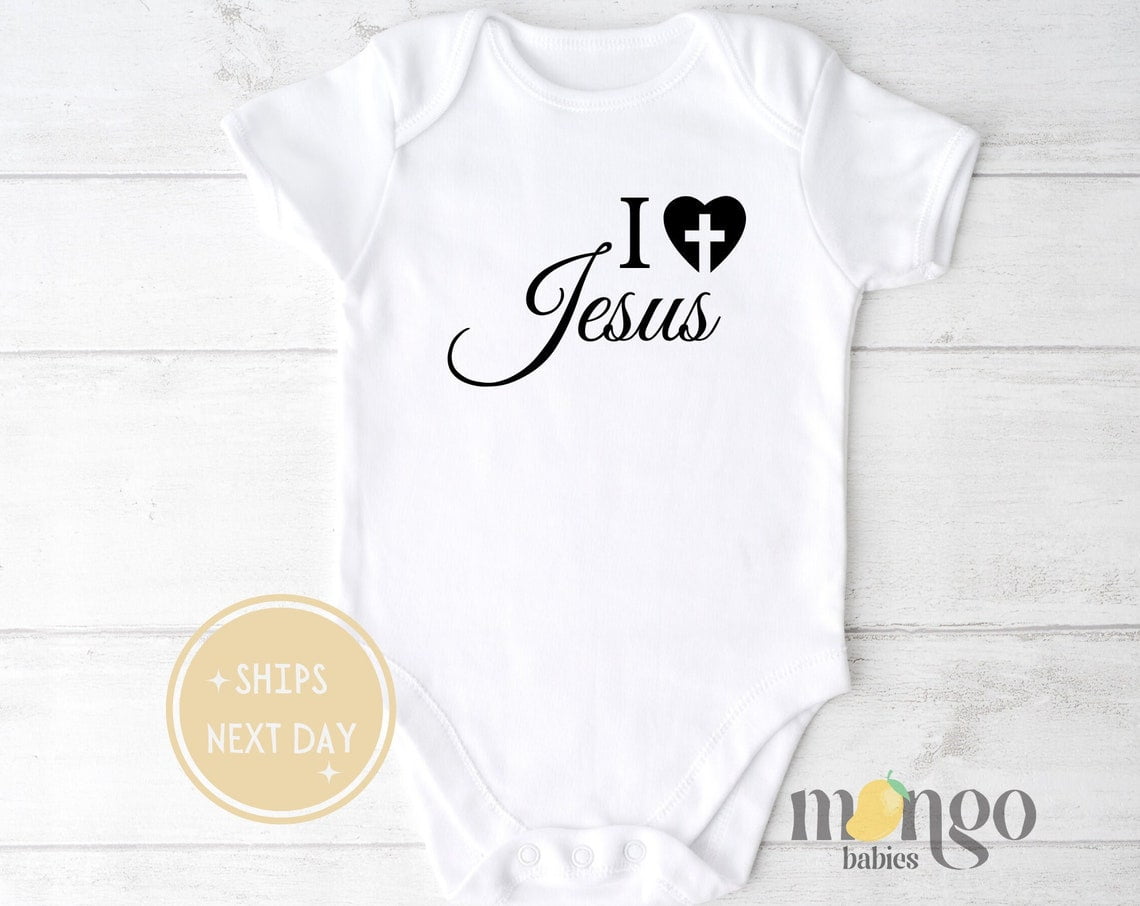 Luvly I Love Baby Onesies® Brand Cross Baby Gift For Baby Announcement ...