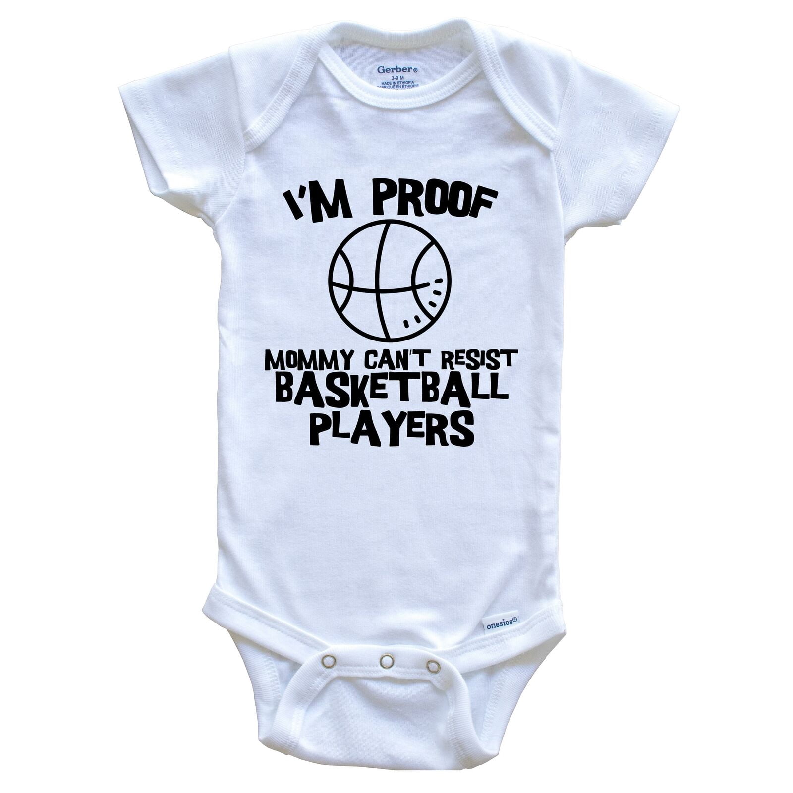 Luvly I'M Proof Mommy Can'T Resist Basketball Players Funny Basketball ...