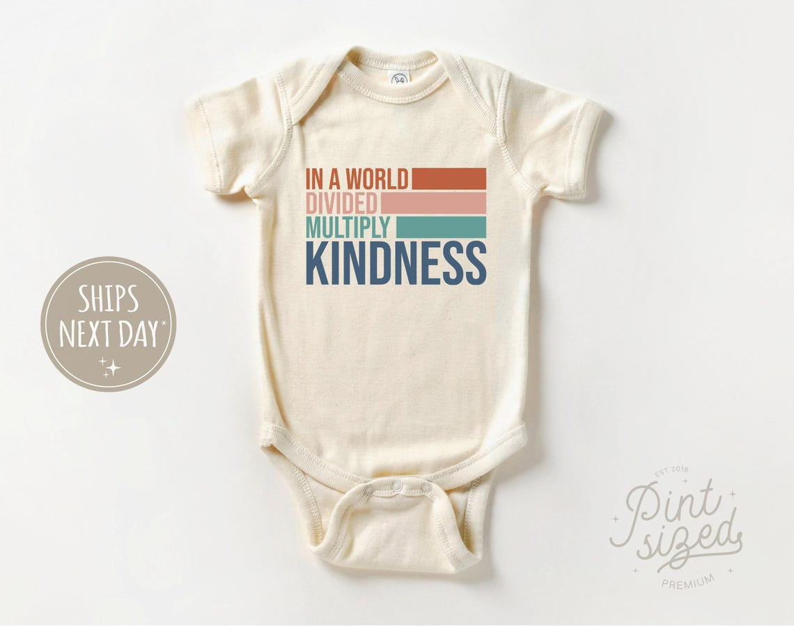 Luvly In A World Divided, Multiply Kindness - Spread Kindness Bodysuit ...