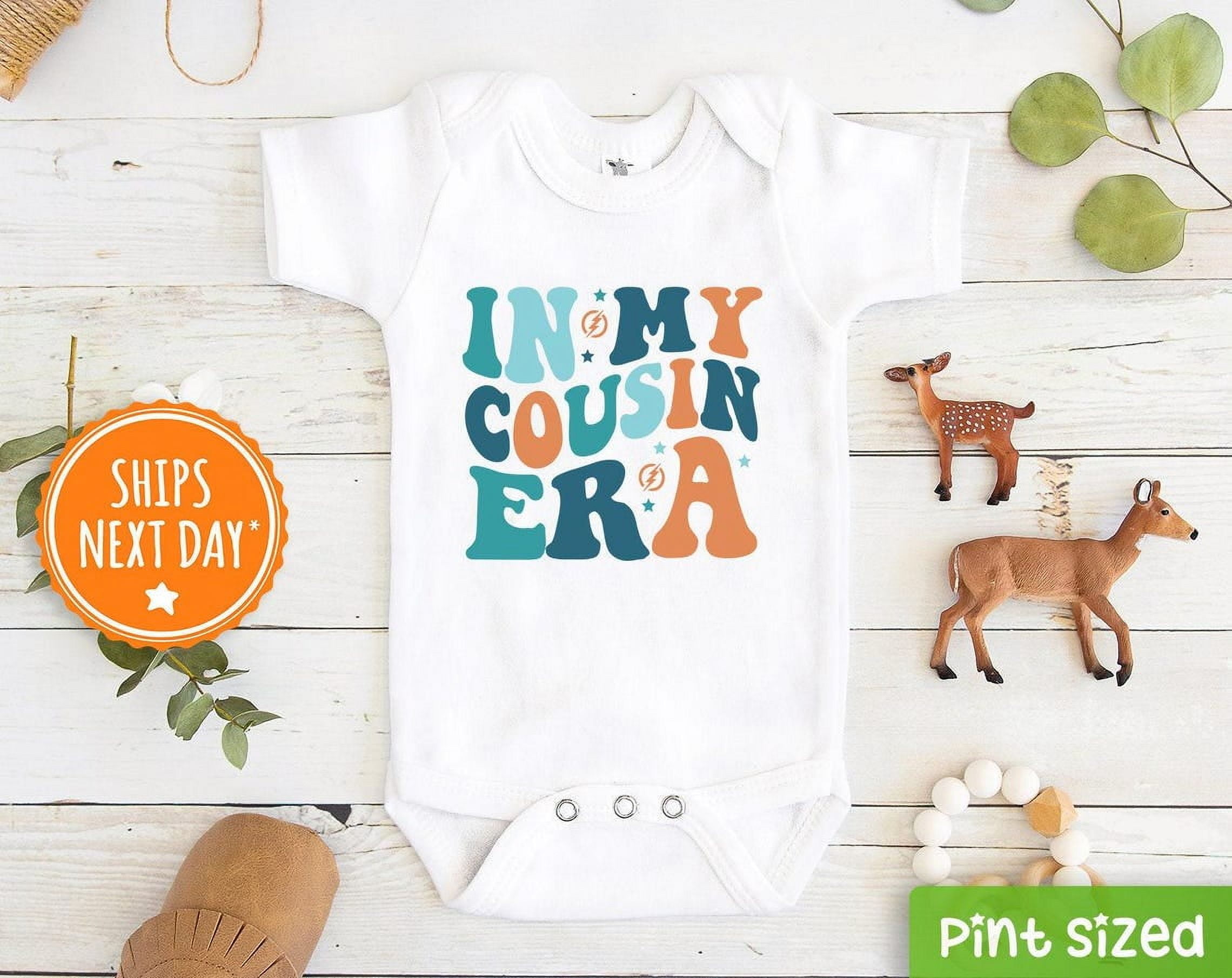 Luvly In My Cousin Era - Boys Retro Cousin Bodysuit - Cute Cousin ...