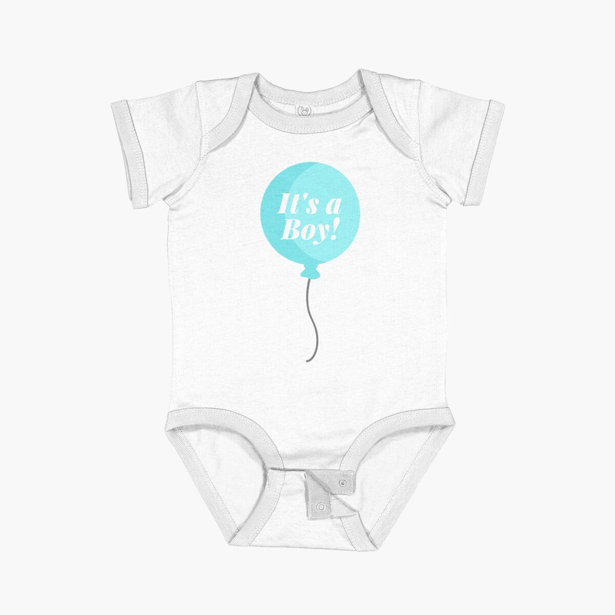 Luvly Its A Boy! Gender Reveal Short Sleeve Baby One-Piece, New Born ...