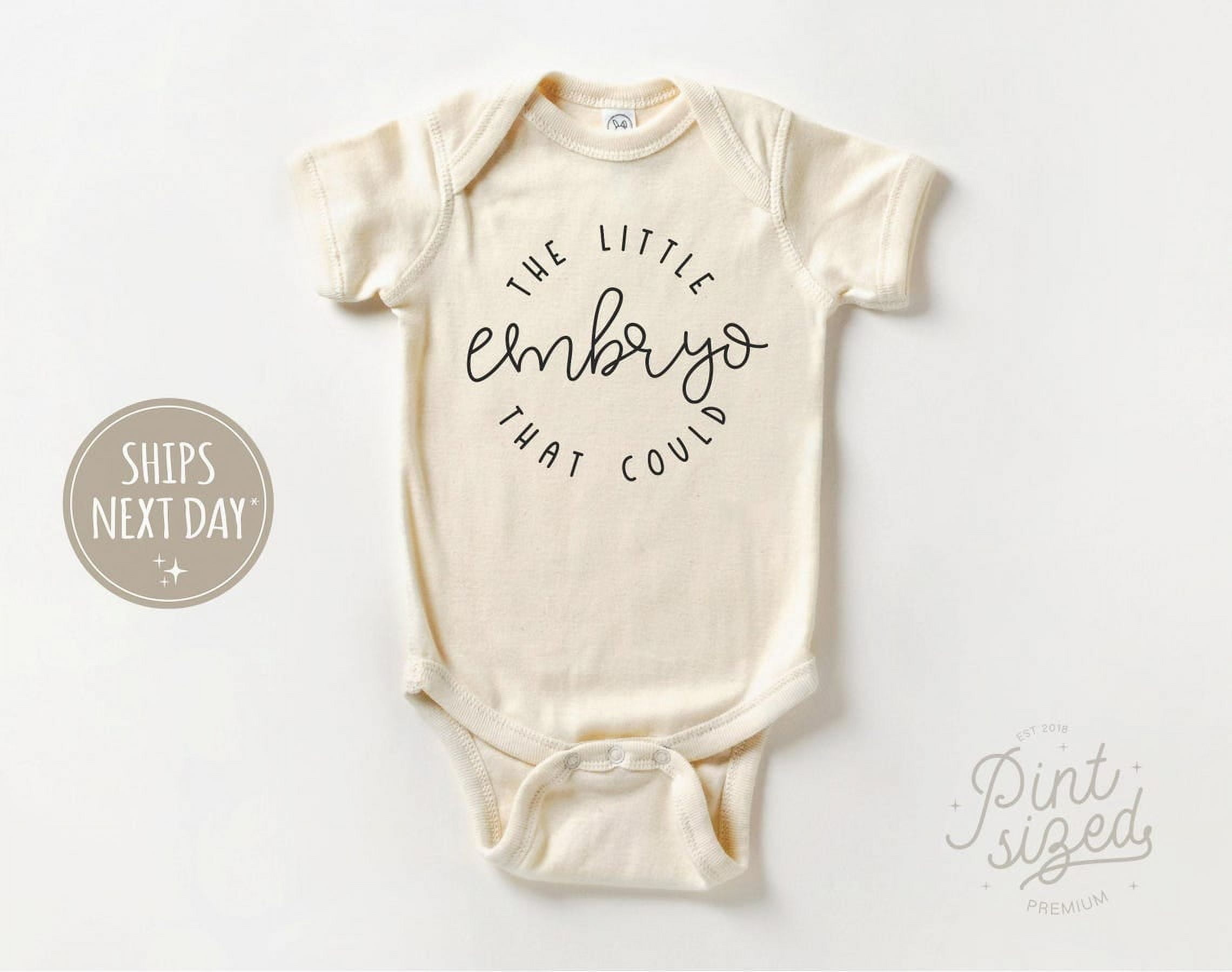 Luvly Ivf Baby - The Little Embryo That Could Bodysuit - Natural In ...