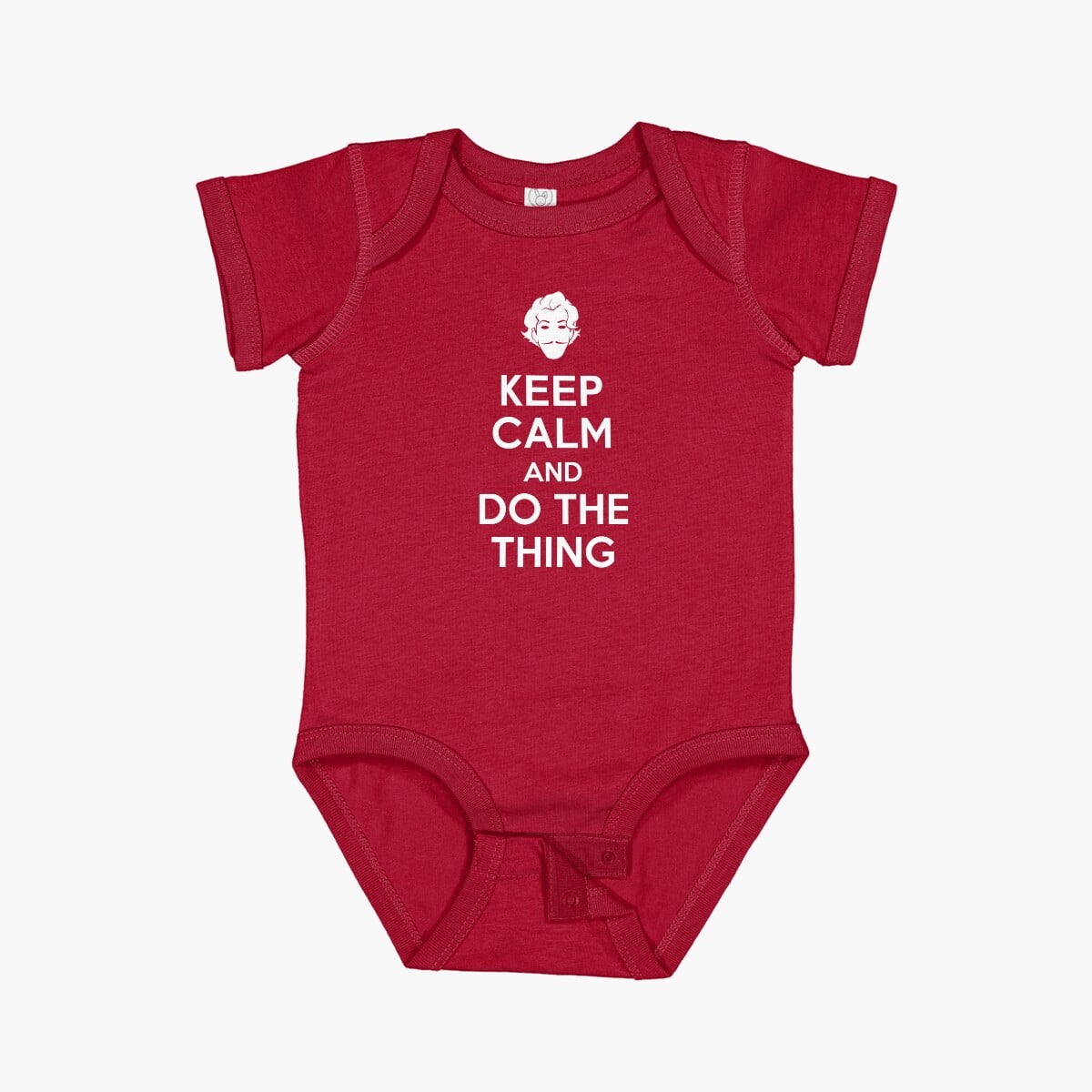 Luvly Keep Calm And Do The Thing Short Sleeve Baby One-Piece, New Born ...