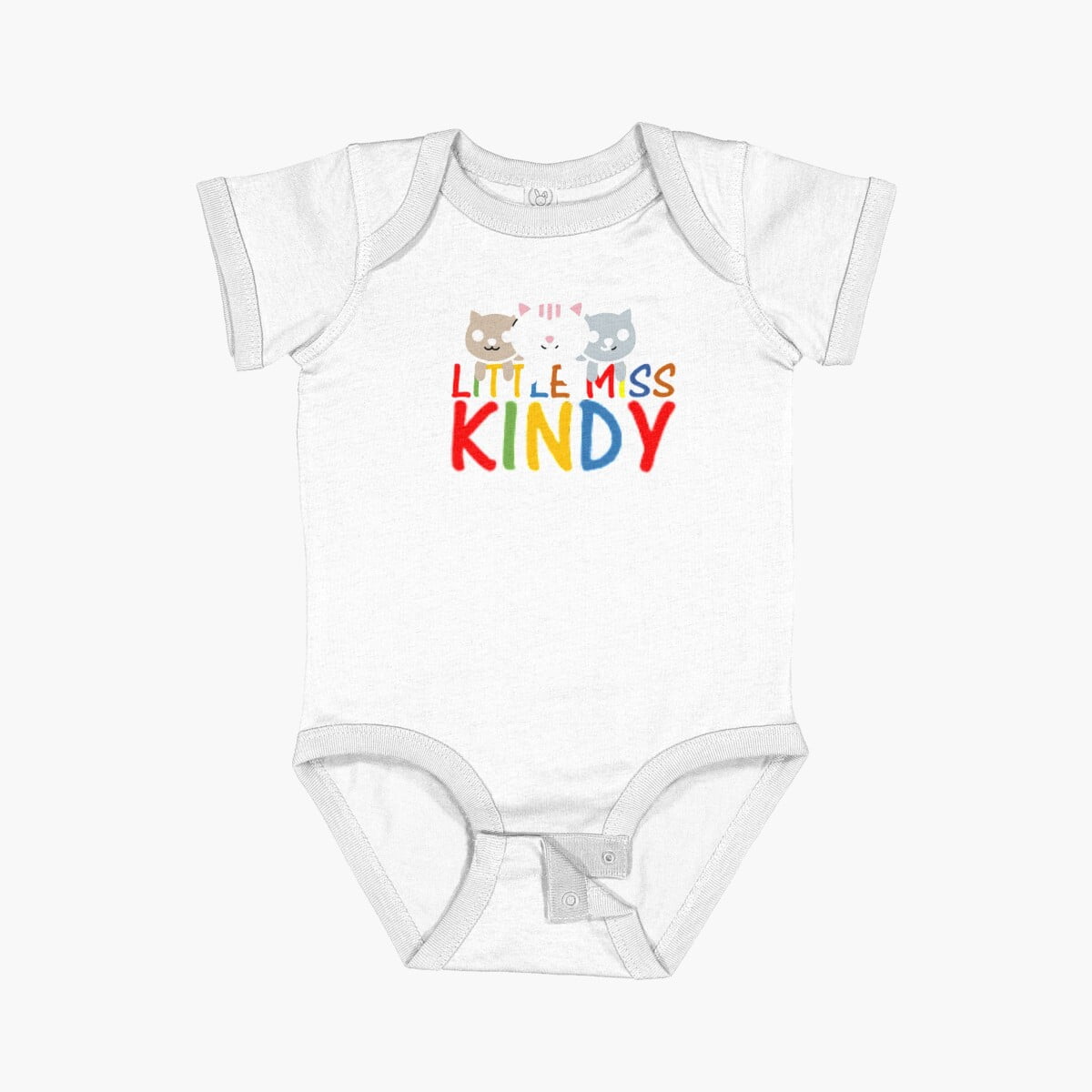 Luvly Kindy... Little Miss...3 Kittens Short Sleeve Baby One-Piece, New ...
