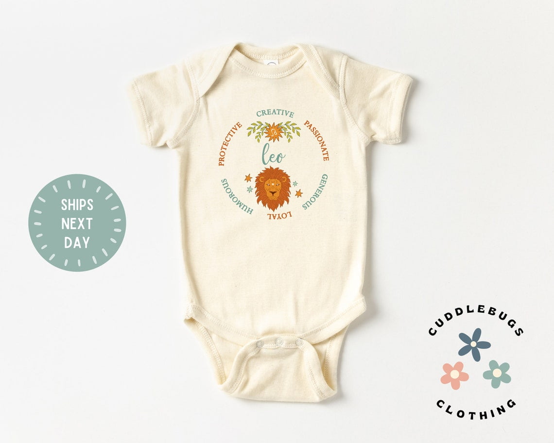 Luvly Leo Baby Onsies® Brand Bodysuit - Astrology Zodiac Bodysuit ...