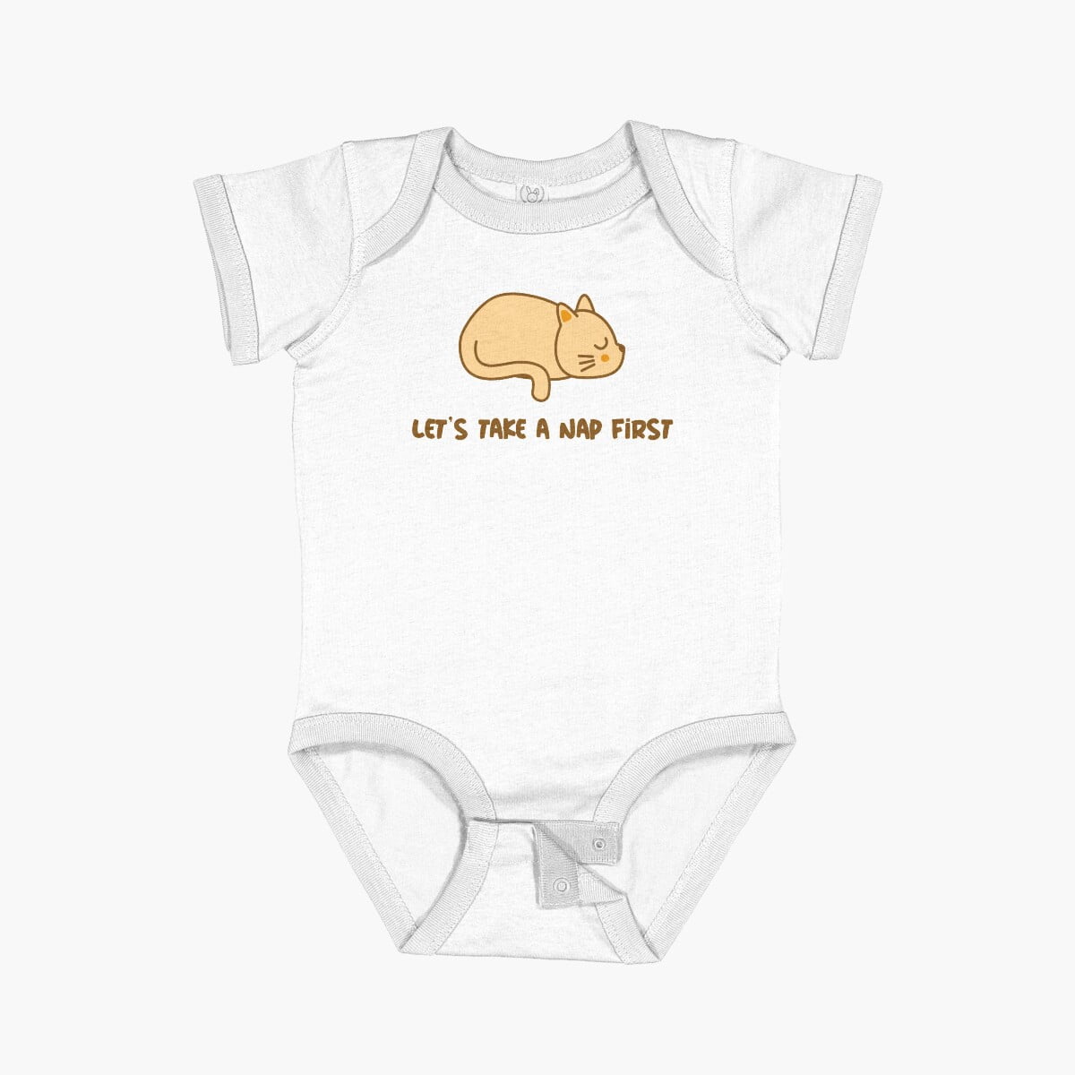 Luvly Lets Take A Nap First Short Sleeve Baby One-Piece, New Born, Baby ...