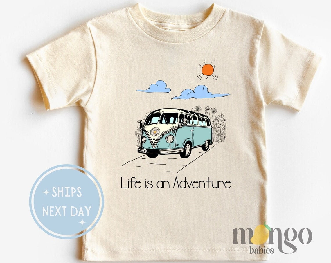 Luvly Life Is An Adventure Kids Tshirt Adventure Onesies® Brand Camping ...