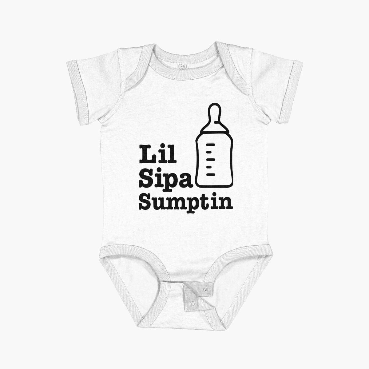 Luvly Lil Sipa Sumptin Club; Mommys Unite! Short Sleeve Baby One-Piece ...