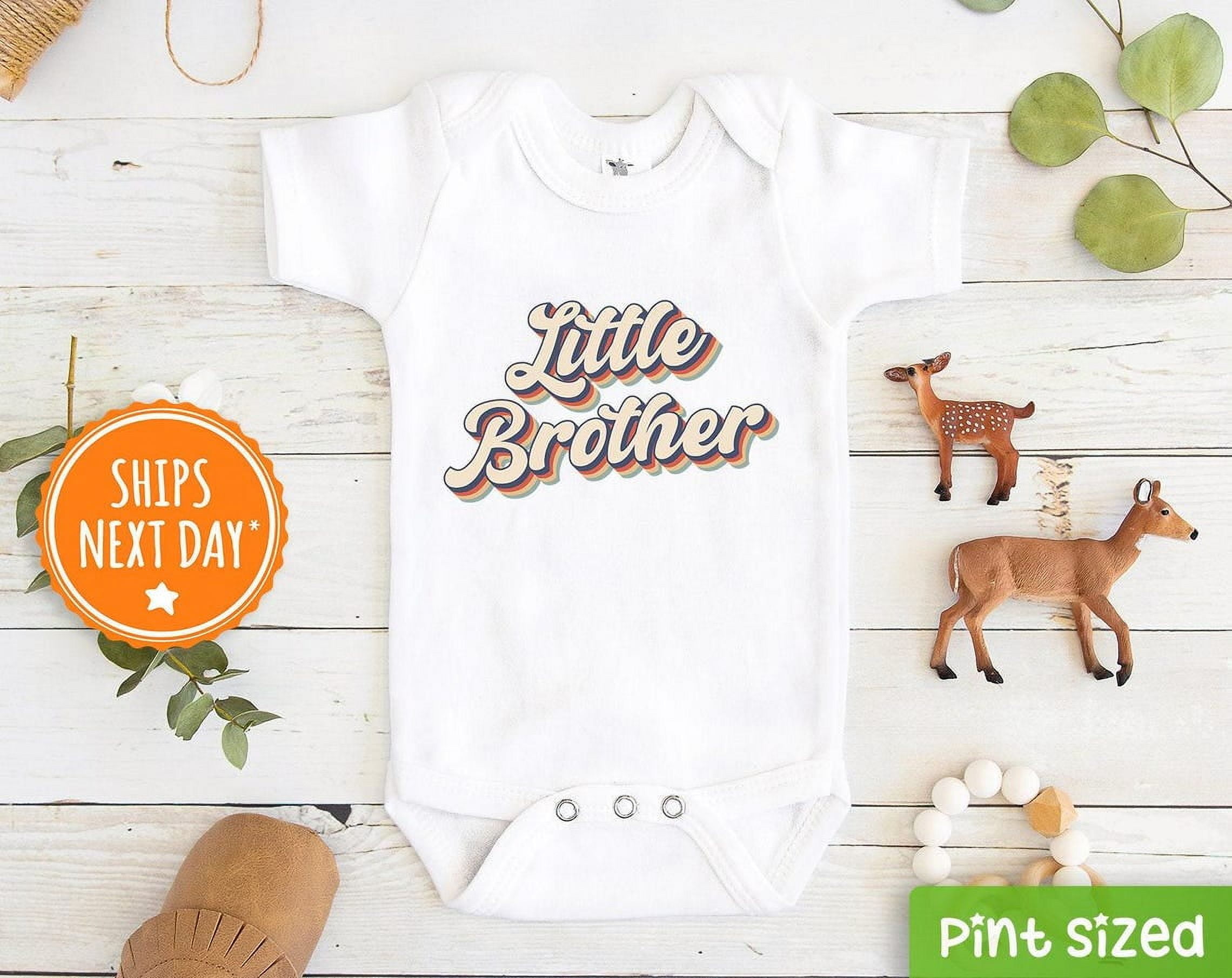 Luvly Little Brother - Retro Little Brother Bodysuit - Cute Little ...