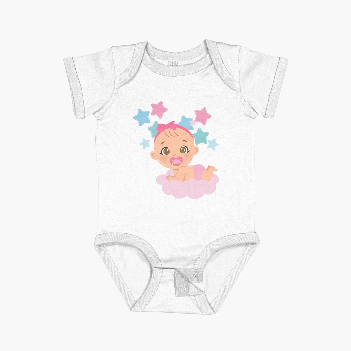 Luvly Lovely Funny So Cute Baby Flying Short Sleeve Baby One-Piece, New ...