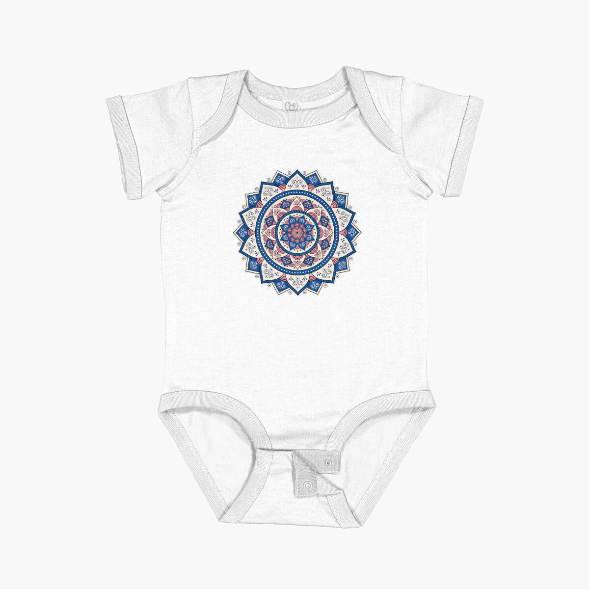 Luvly Mandala Seven, Blue Edition Zen Tangle Art Style Of Mandala Short ...