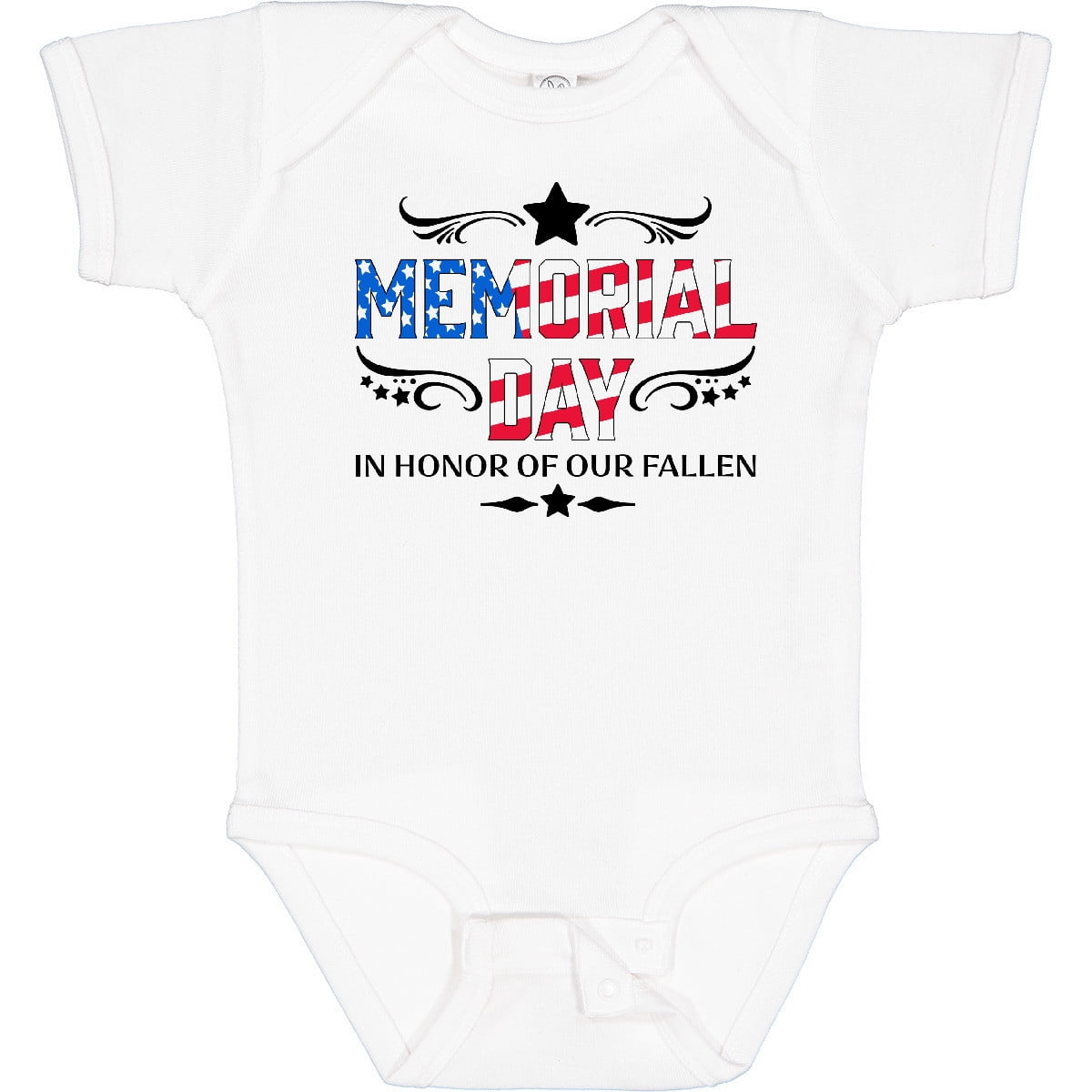 Luvly Memorial Day- In Honor Of Our Fallen Baby Bodysuit Remember ...