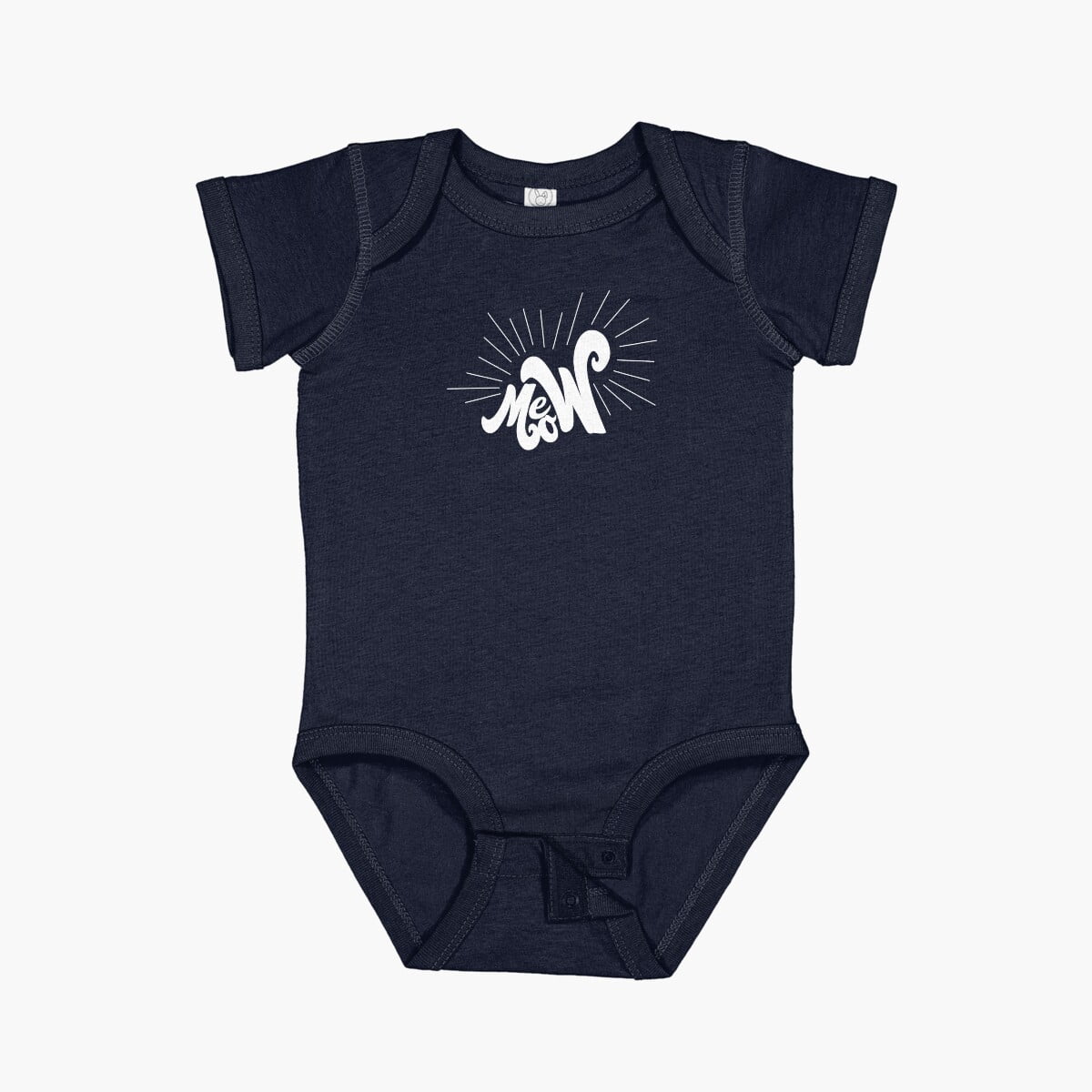 Luvly Meow, Cool & Cute Typo Short Sleeve Baby One-Piece, New Born ...