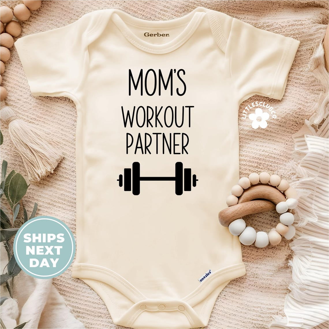 Luvly Mom’S Workout Partner, Newborn Baby Outfit, Cute Newborn Onesies ...
