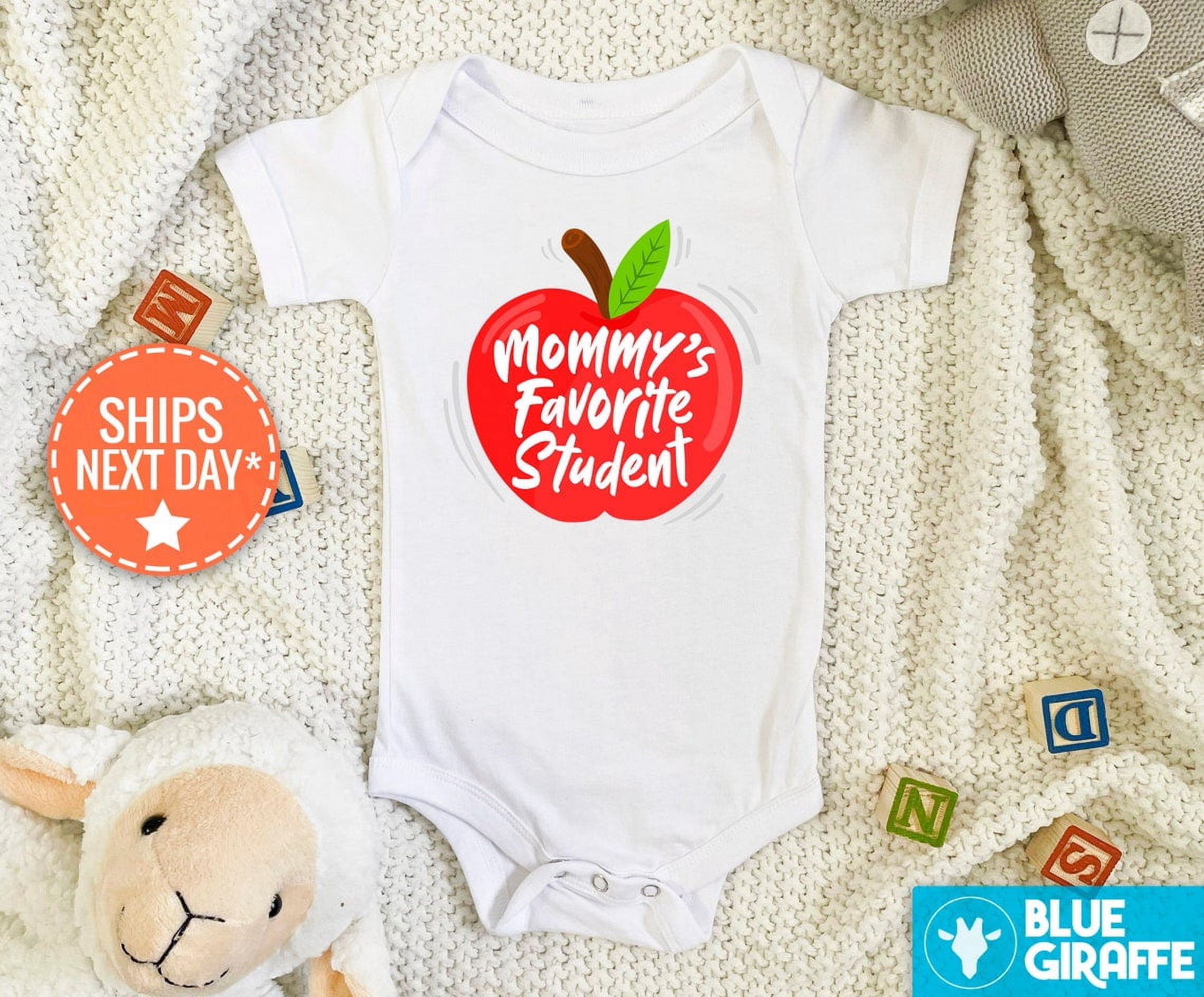 Luvly Mommy'S Favorite Student, Cute Teacher Baby Bodysuit, Education ...