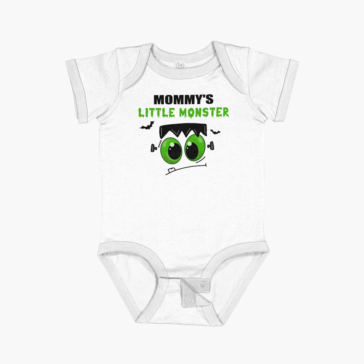 Luvly Mommy'S Little Frankenstein Monster Short Sleeve Baby One-Piece ...