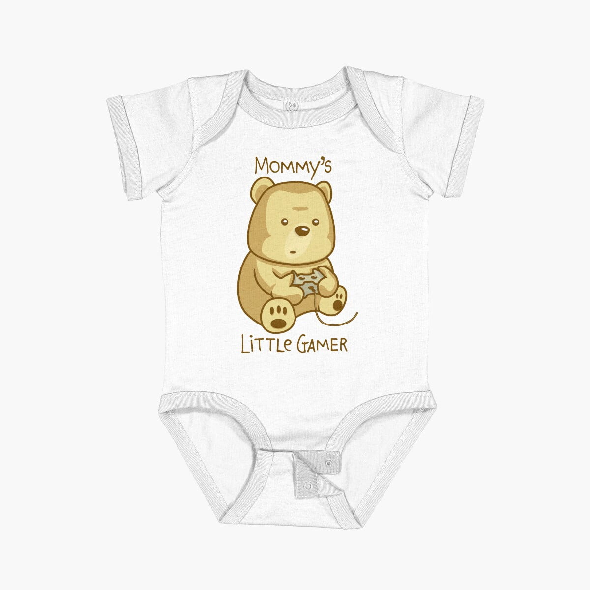 Luvly Mommy'S Little Gamer - Cute Teddy Bear Playing Video Games Short ...