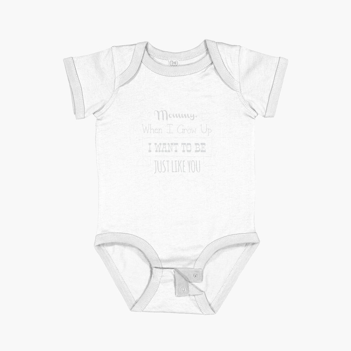 Luvly Mommy, When I Grow Up I Want To Be Just Like You Short Sleeve ...