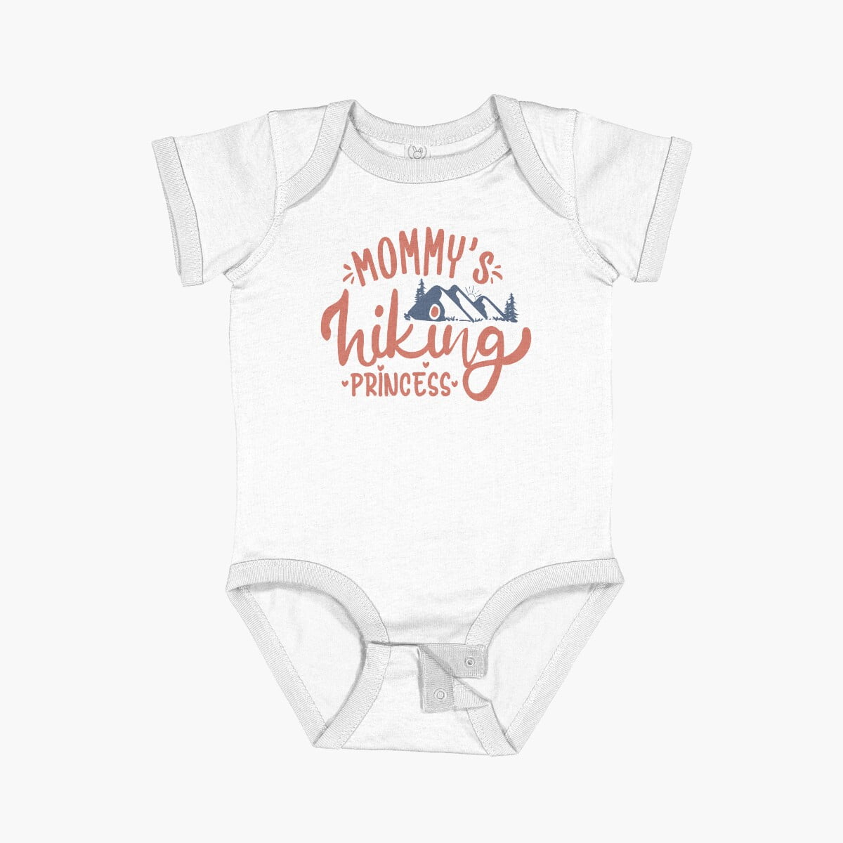 Luvly Mommys Hiking Princess Short Sleeve Baby One-Piece, New Born ...