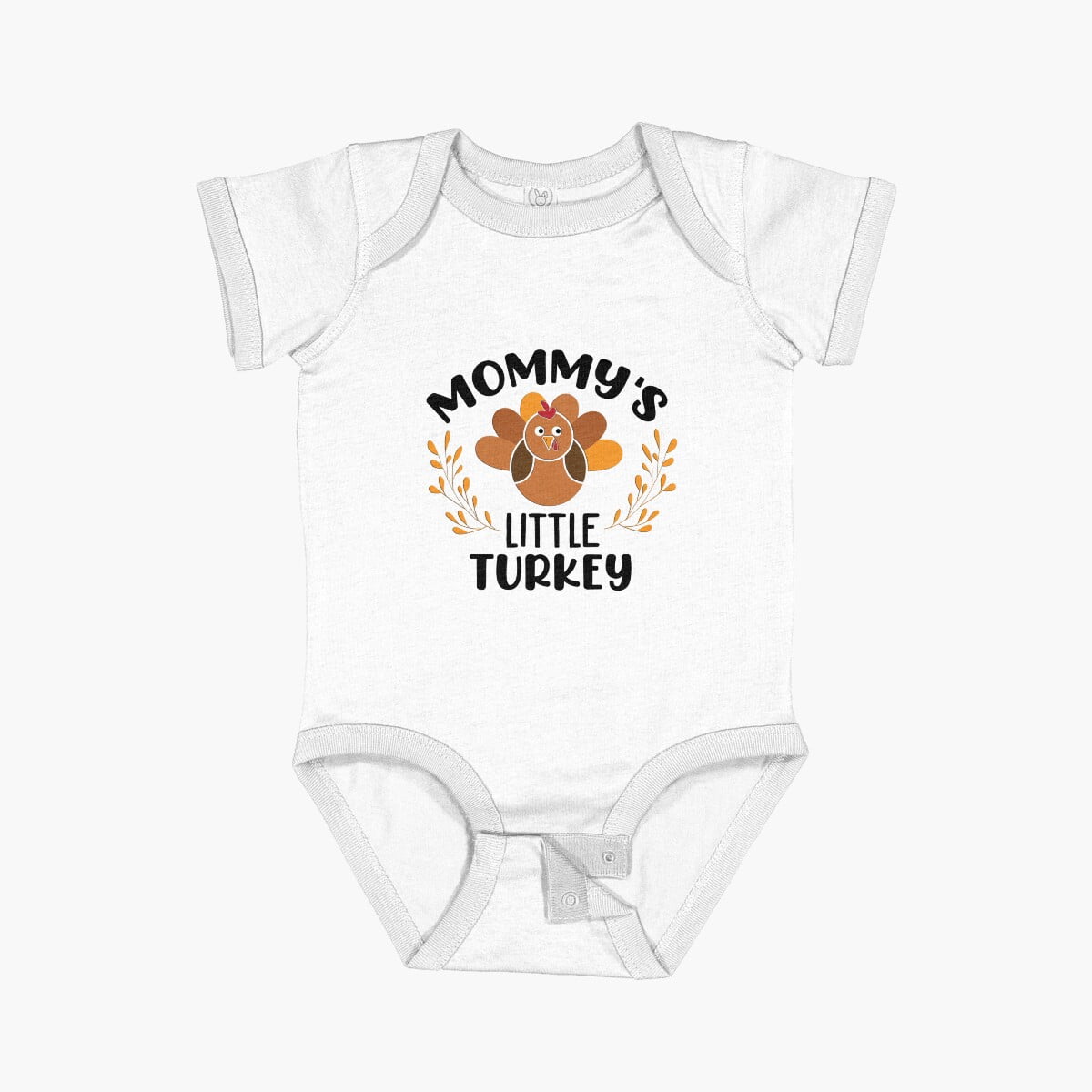 Luvly Mommys Little Turkey Short Sleeve Baby One-Piece, New Born, Baby ...