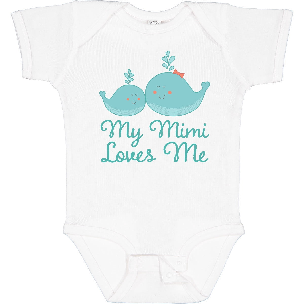 Luvly My Mimi Loves Me Baby Bodysuit From Grandma Grandchild Childs ...