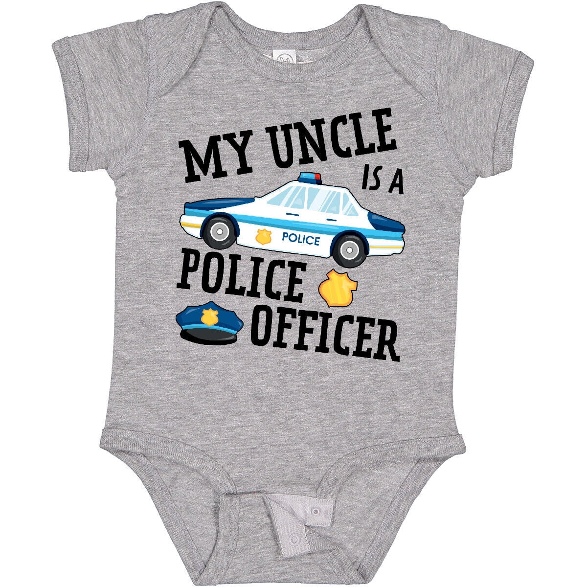 Luvly My Uncle Is A Police Officer Baby Bodysuit Family Kids Niece ...