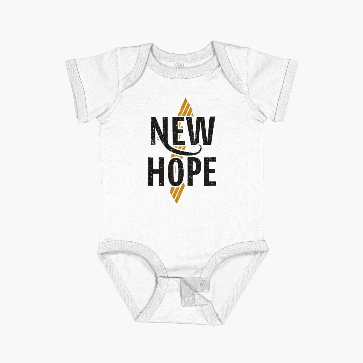 Luvly New Hope, Hope Word Short Sleeve Baby One-Piece, New Born, Baby ...