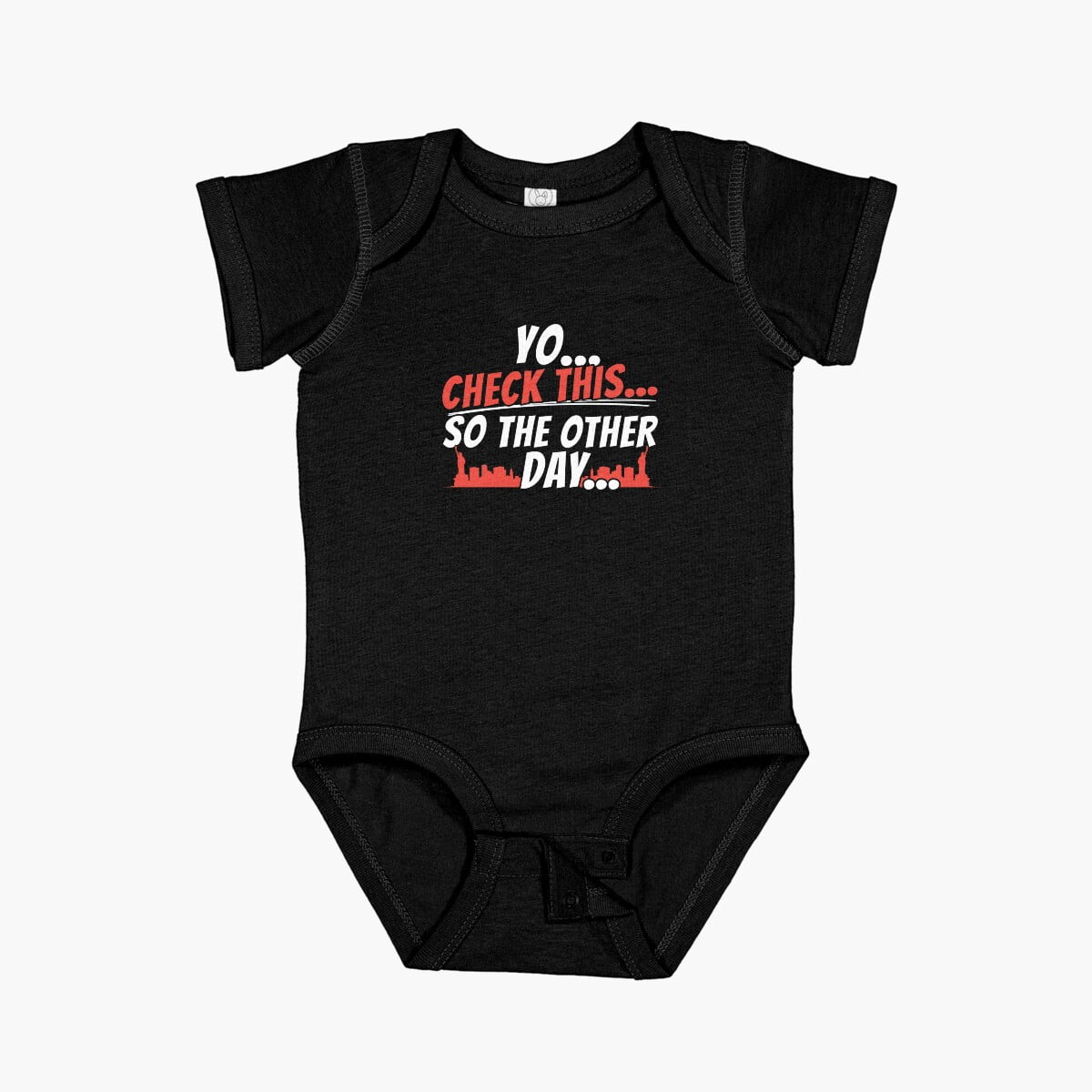 Luvly New York City Graffiti Slang - Yo Check This Short Sleeve Baby ...
