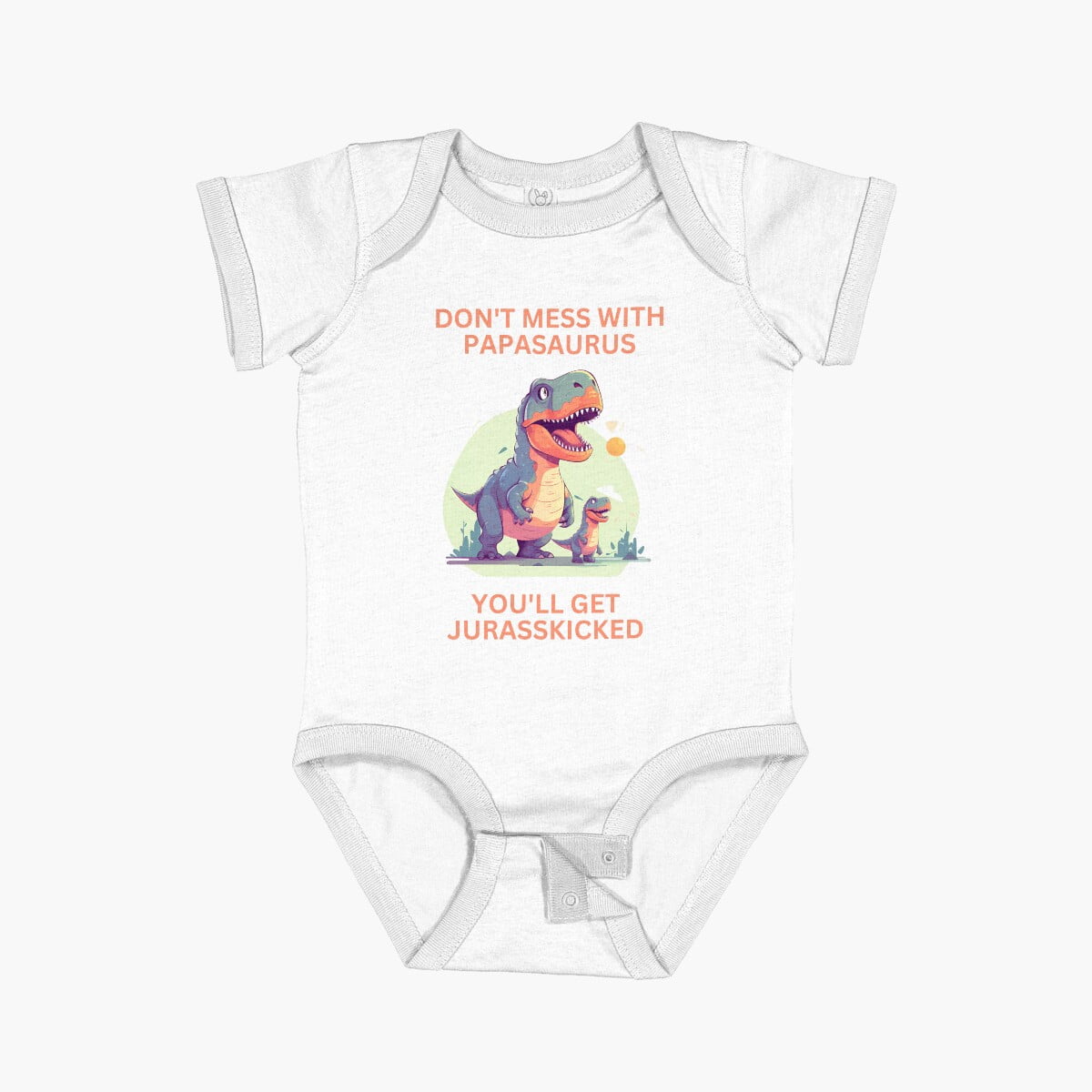 Luvly Papasaurus Vintage Dad Father T-Rex Dinosaur Father'S Day Short ...