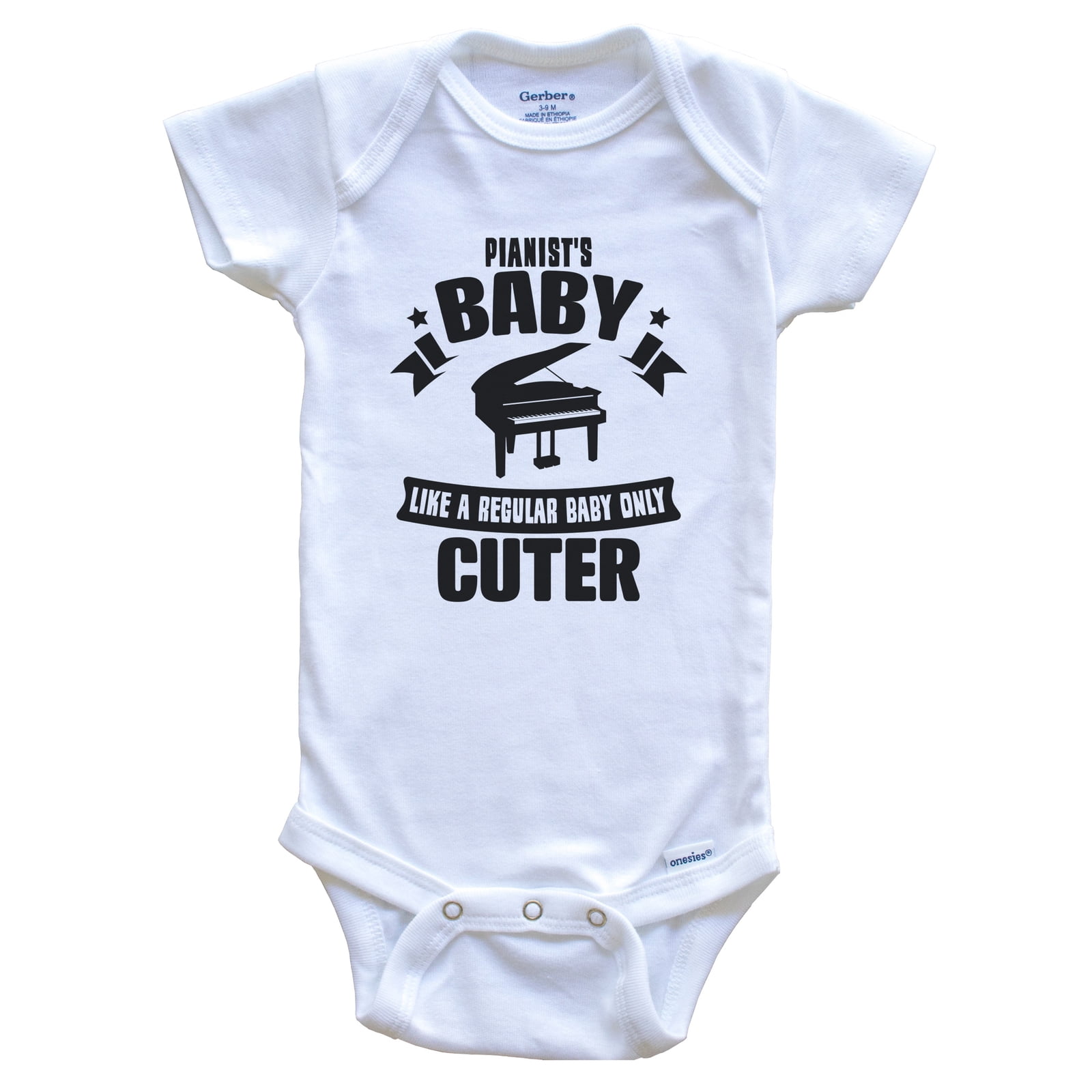 Luvly Pianist'S Baby Like A Regular Baby Only Cuter Funny Piano Baby ...