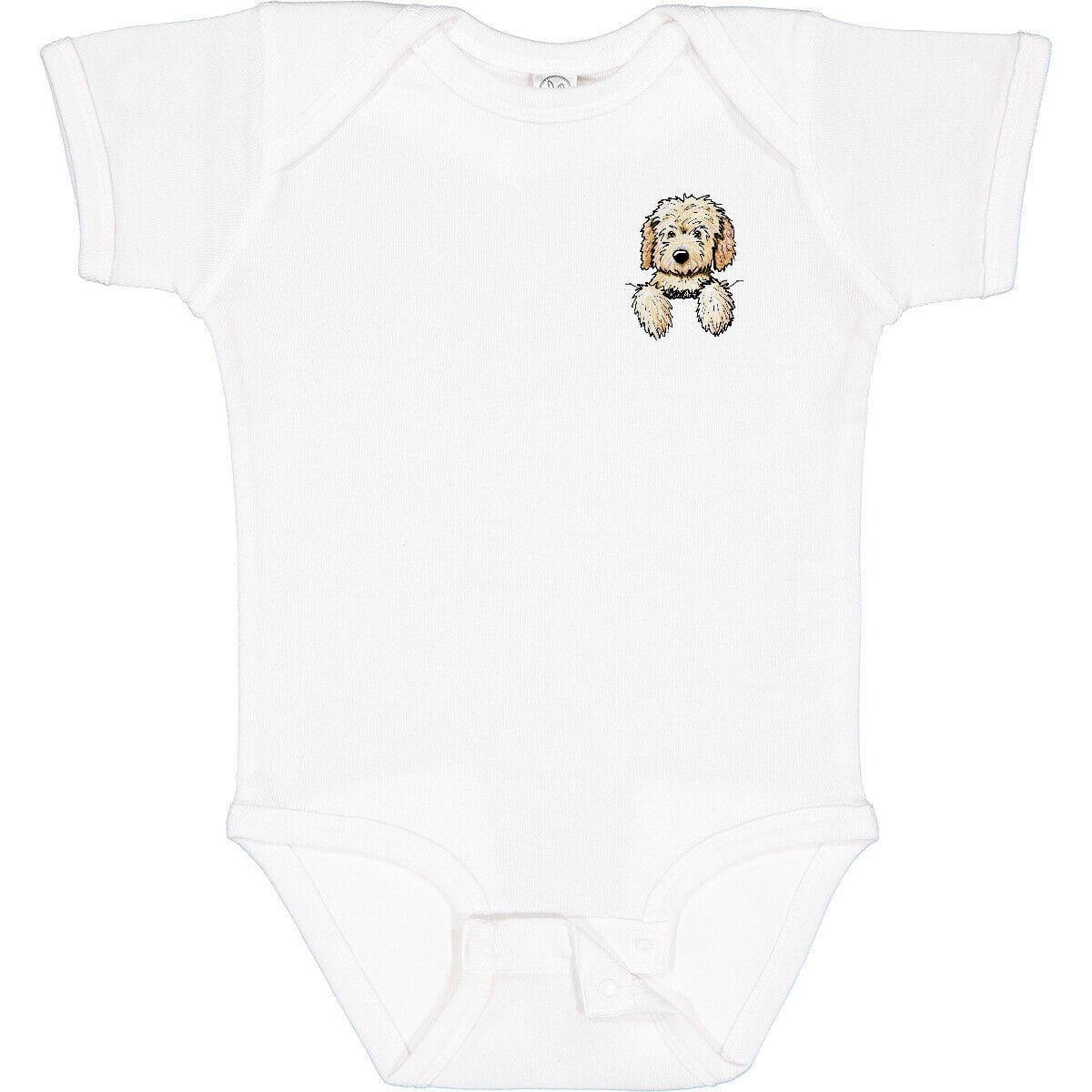 Luvly Pocket Goldendoodle Baby Bodysuit - Kiniart Doodle Dog ...