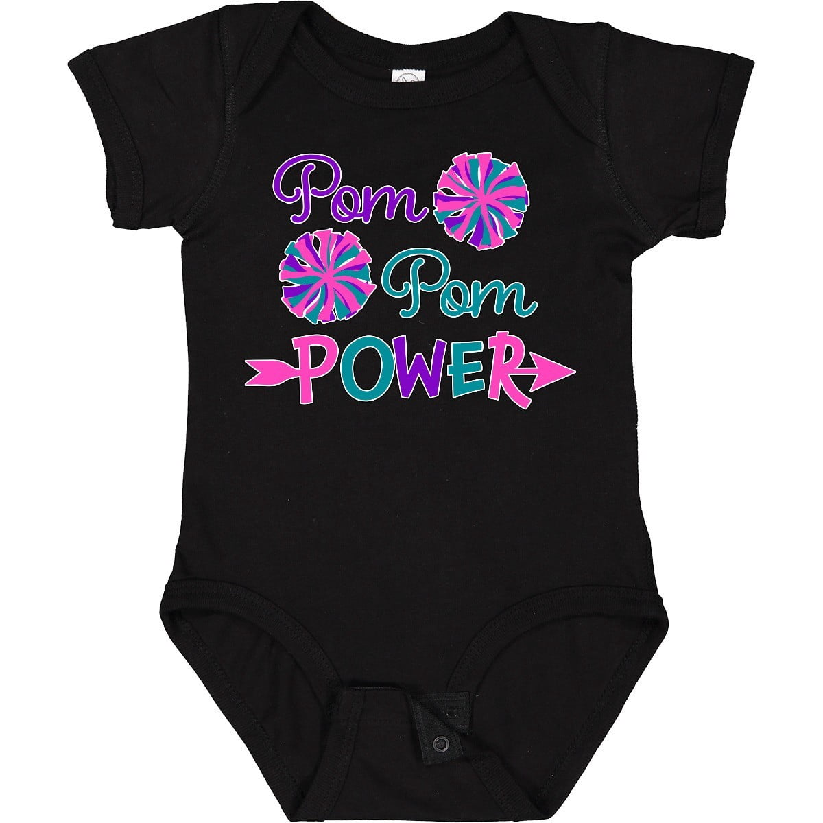Luvly Pom Pom Power- Cheerleader Baby Bodysuit Sports Cheerleading ...