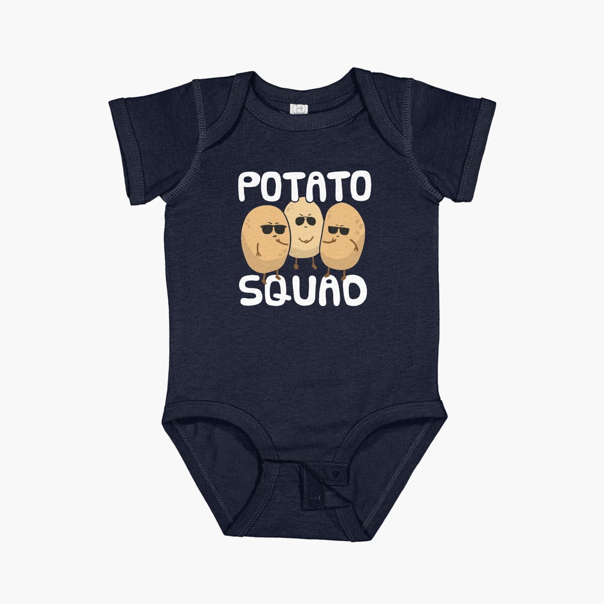 Luvly Potato Squad - Funny Potatoes With Sunglasses Short Sleeve Baby ...