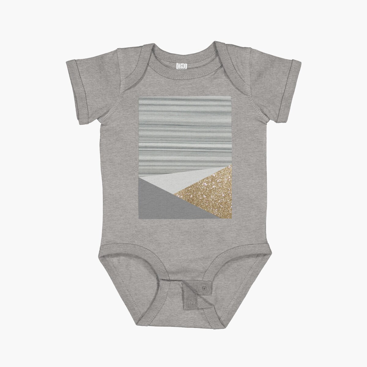 Luvly Preppy Geometric Gold Triangles Trendy Grey Marble Stripes ...