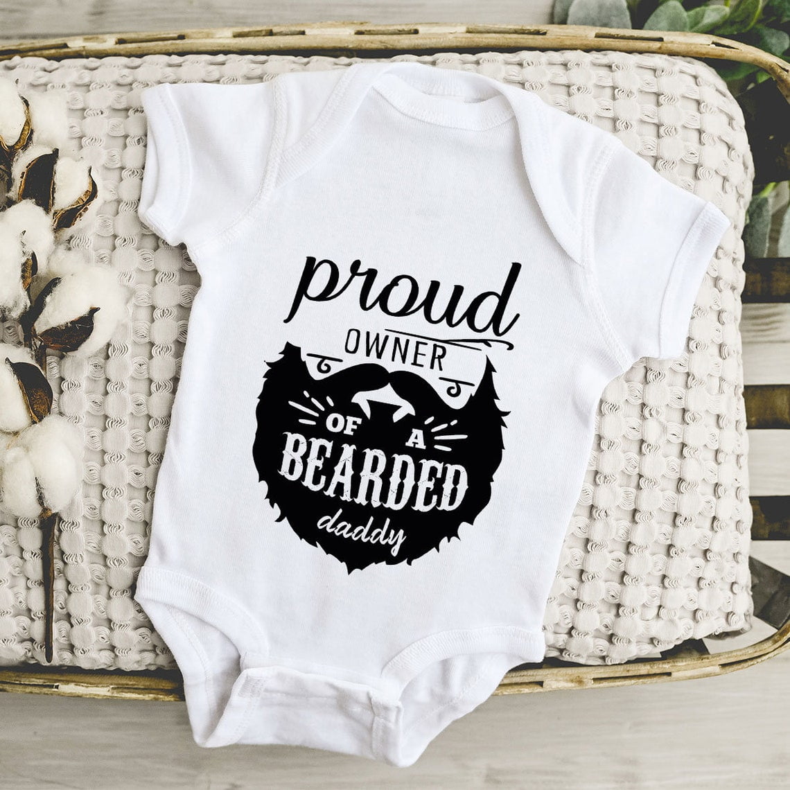 Luvly Proud Owner Of A Bearded Daddy Baby, Father'S Day Gift From Baby ...