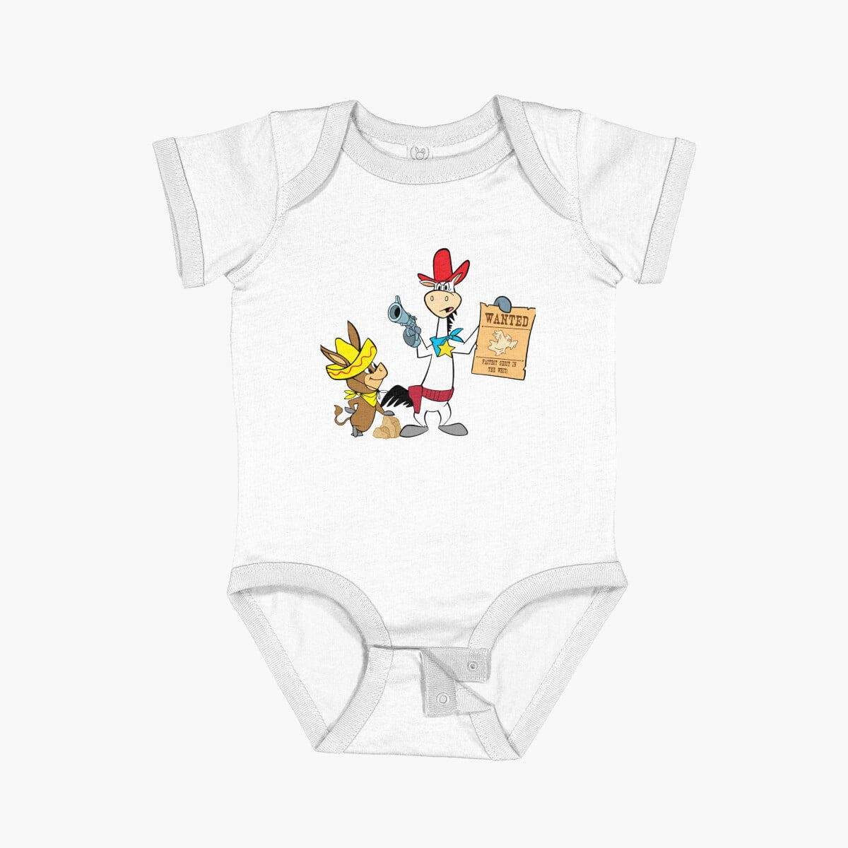 Luvly Quick Draw Mcgraw _Amp_Amp_ Baba Looey Short Sleeve Baby One ...