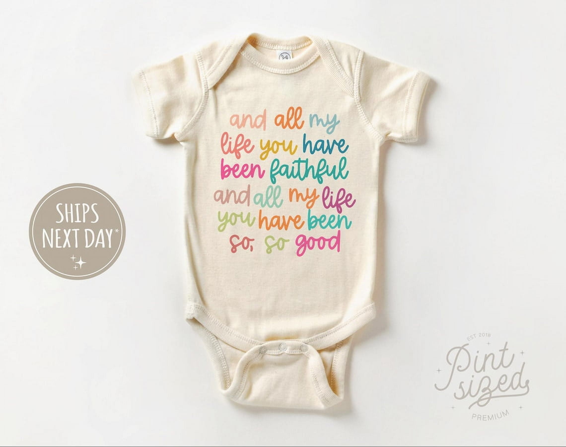 Luvly Religious Baby - Psalm Bible Quote - Boho Religious Bodysuit ...