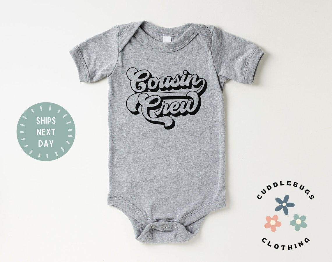 Luvly Retro Cousin Crew Onesies® Bodysuit - Cousin Tribe - Cousin Club ...